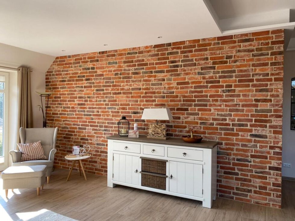 Antike Ziegelriemchen - rustikale Riemchen für innen & außen